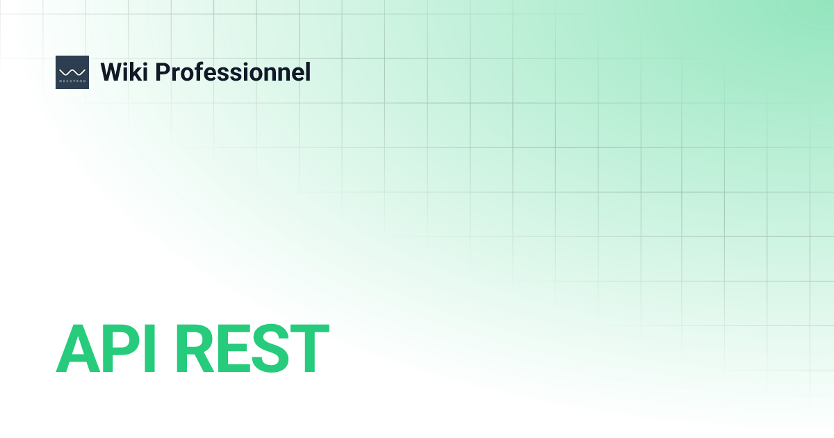 API REST | Wiki Professionnel